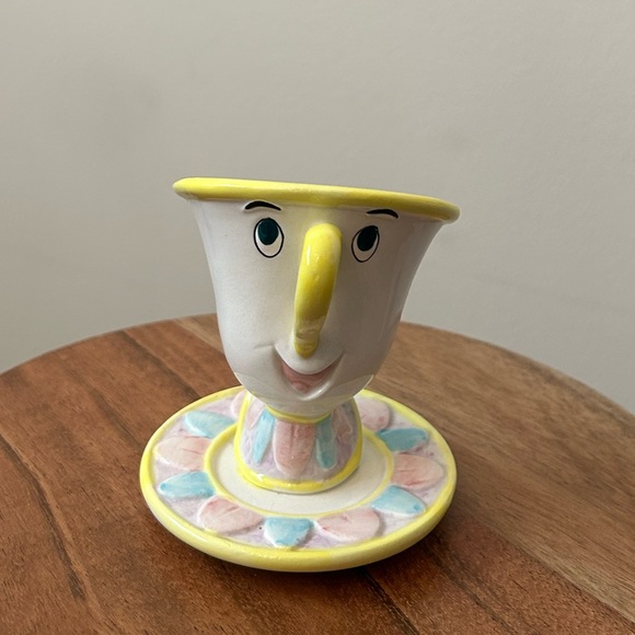 Disney | Art | Disney Chip Vintage Ceramic Figurine Beauty And The ...